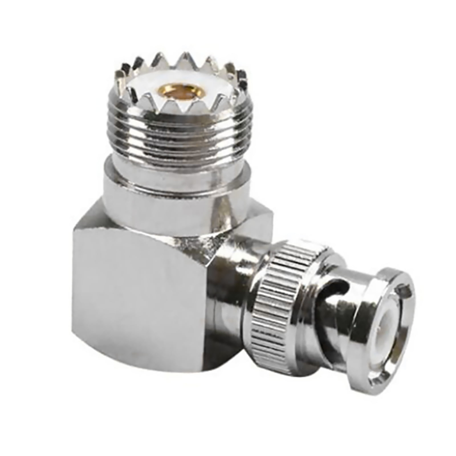 BNC Male to UHF SO239 Female Connector Gold-Plated Contacts Convenient ...