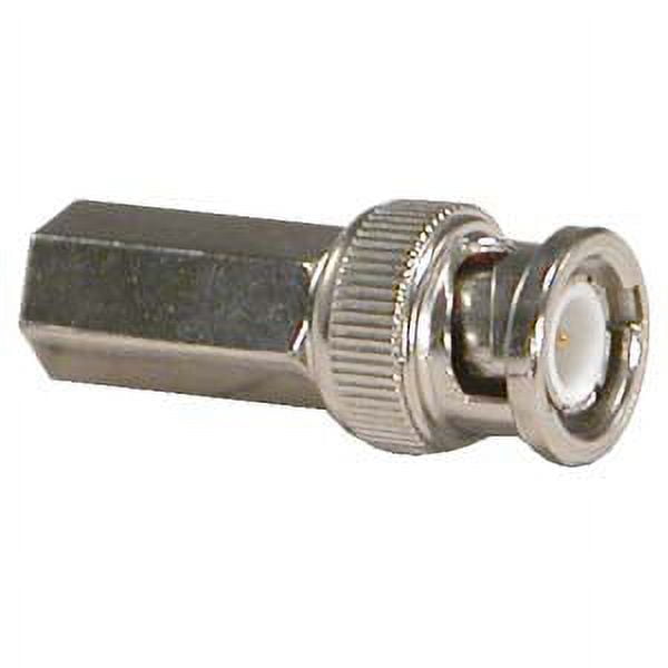 BNC/RG59 Twist-On Connector for Dual Shield RG59 Coax Cable (Each ...