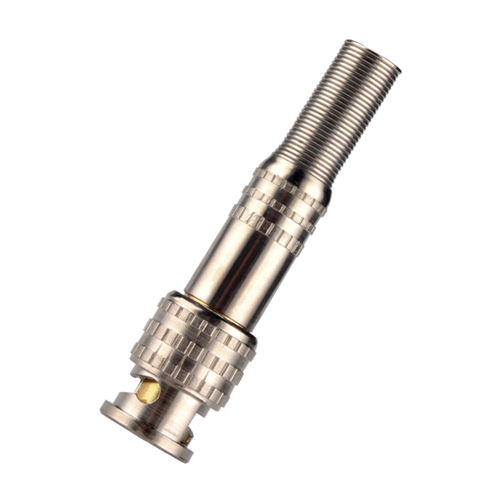 BNC Video Male Connectors Video Connection Solderfree Screw-lock ...