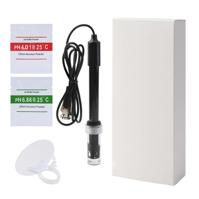 BNC pH Probe for Hydroponics Aquarium Laboratory Testing 0 to 14 pH ...