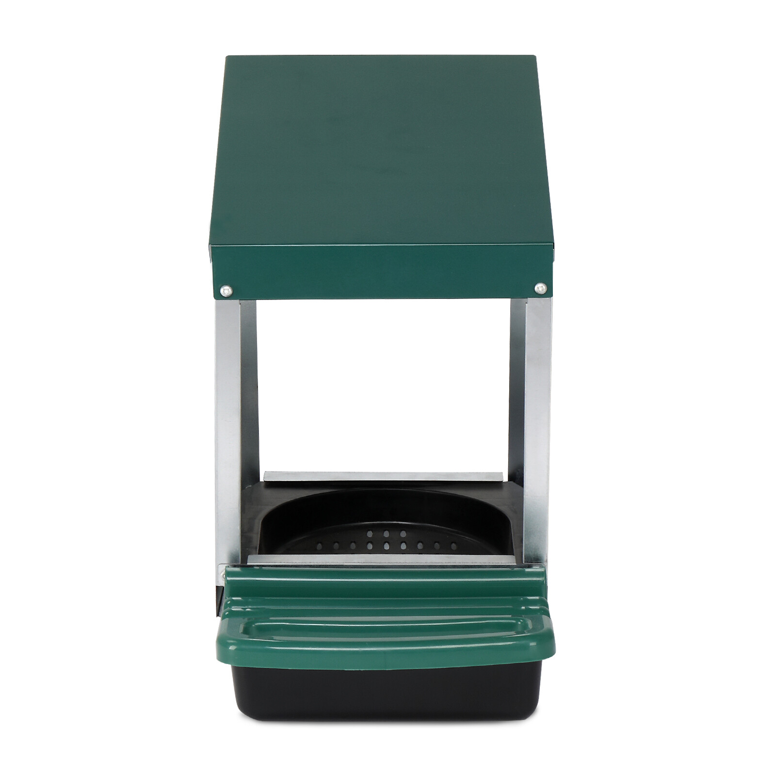 BNDFTF 1-hole metal chicken coop egg laying box, hen friendly with lid ...