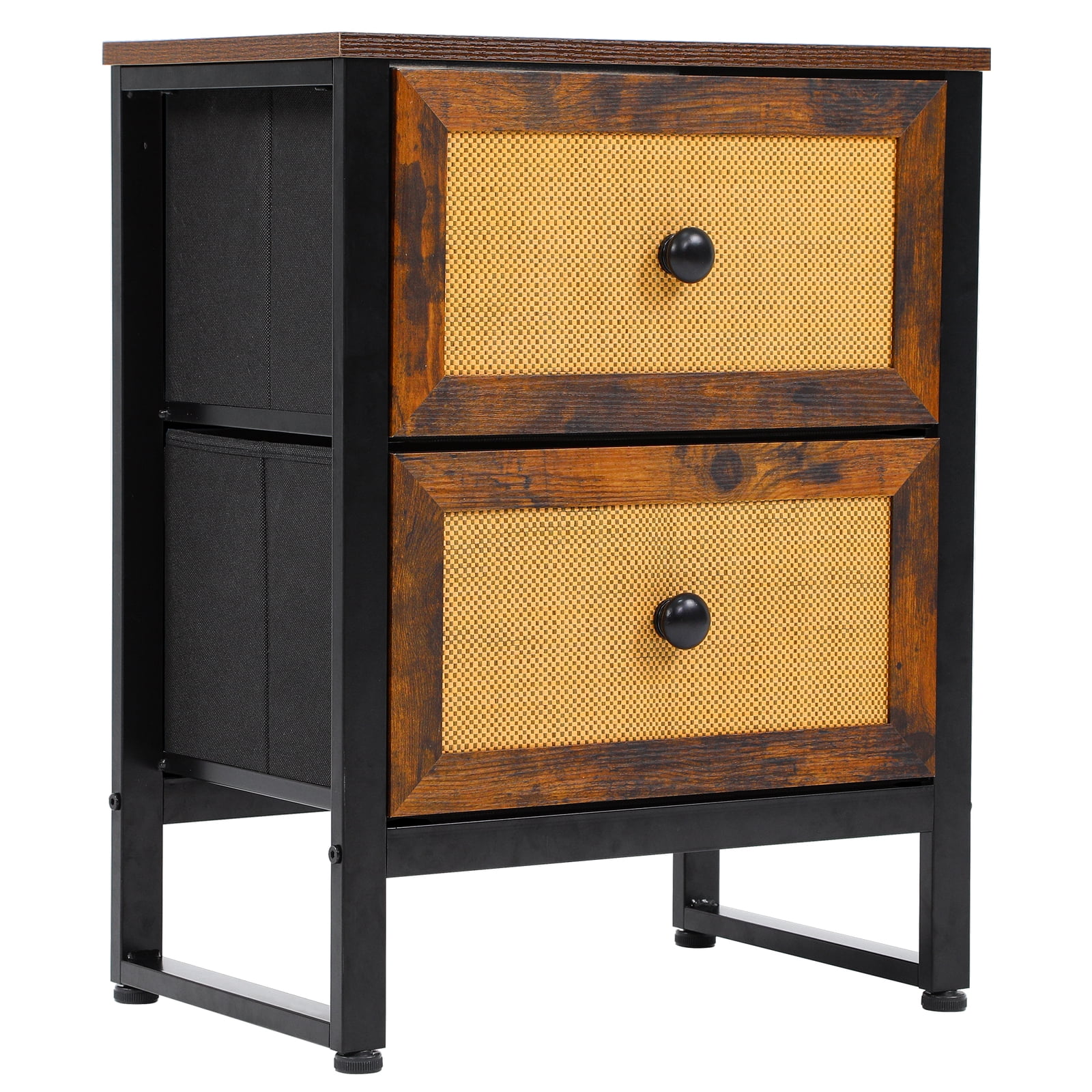 BNDFTF 2 drawer multifunctional multi scene storage cabinet MDF ...