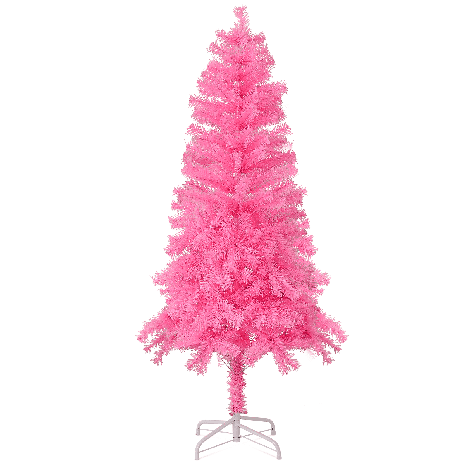 BNDFTF 5 FT Pink Artificial Christmas Tree - Full Shape with 400 PVC ...