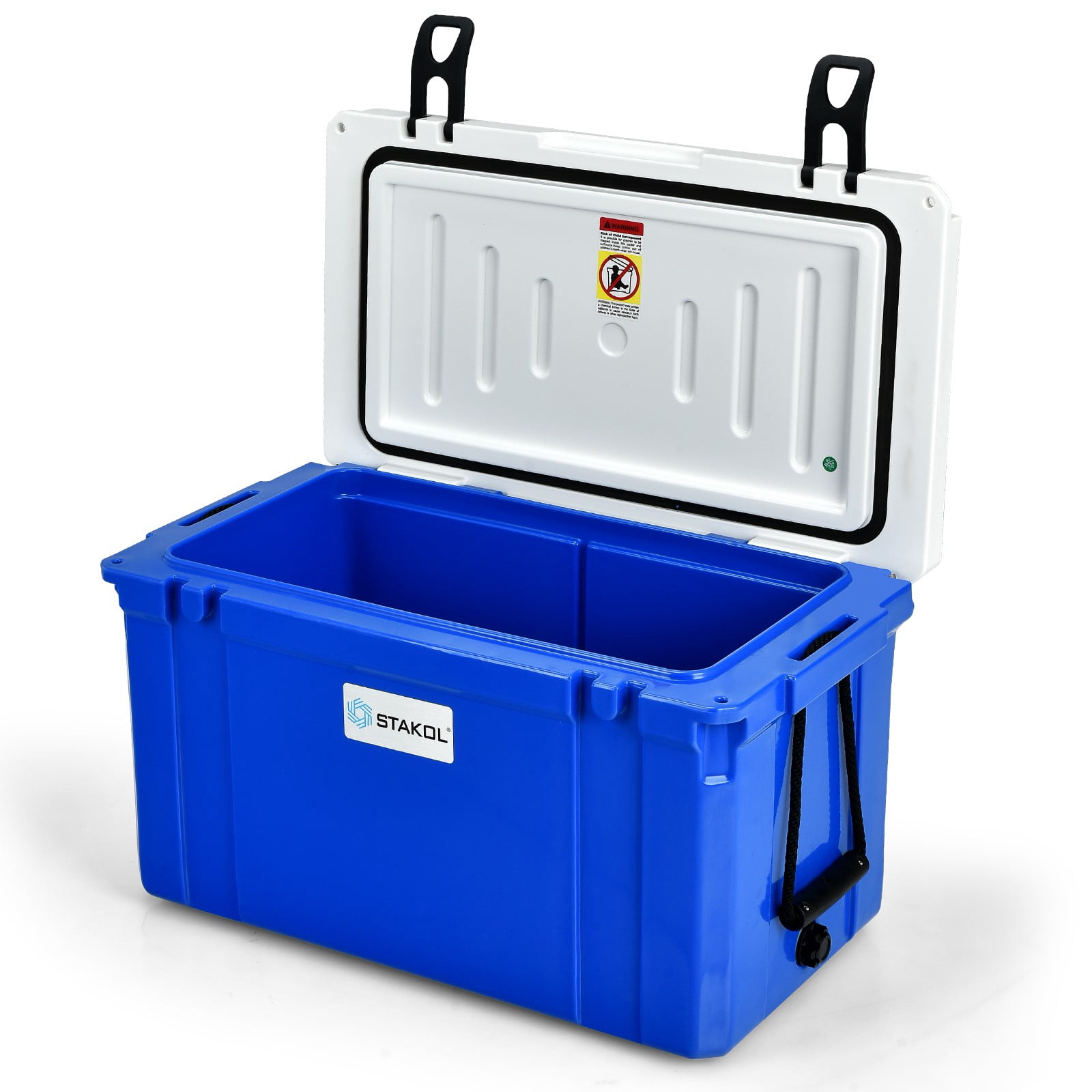 BNDFTF 58 Quart Portable Cooler Ice Chest, Heavy Duty Leak-Proof Cooler ...