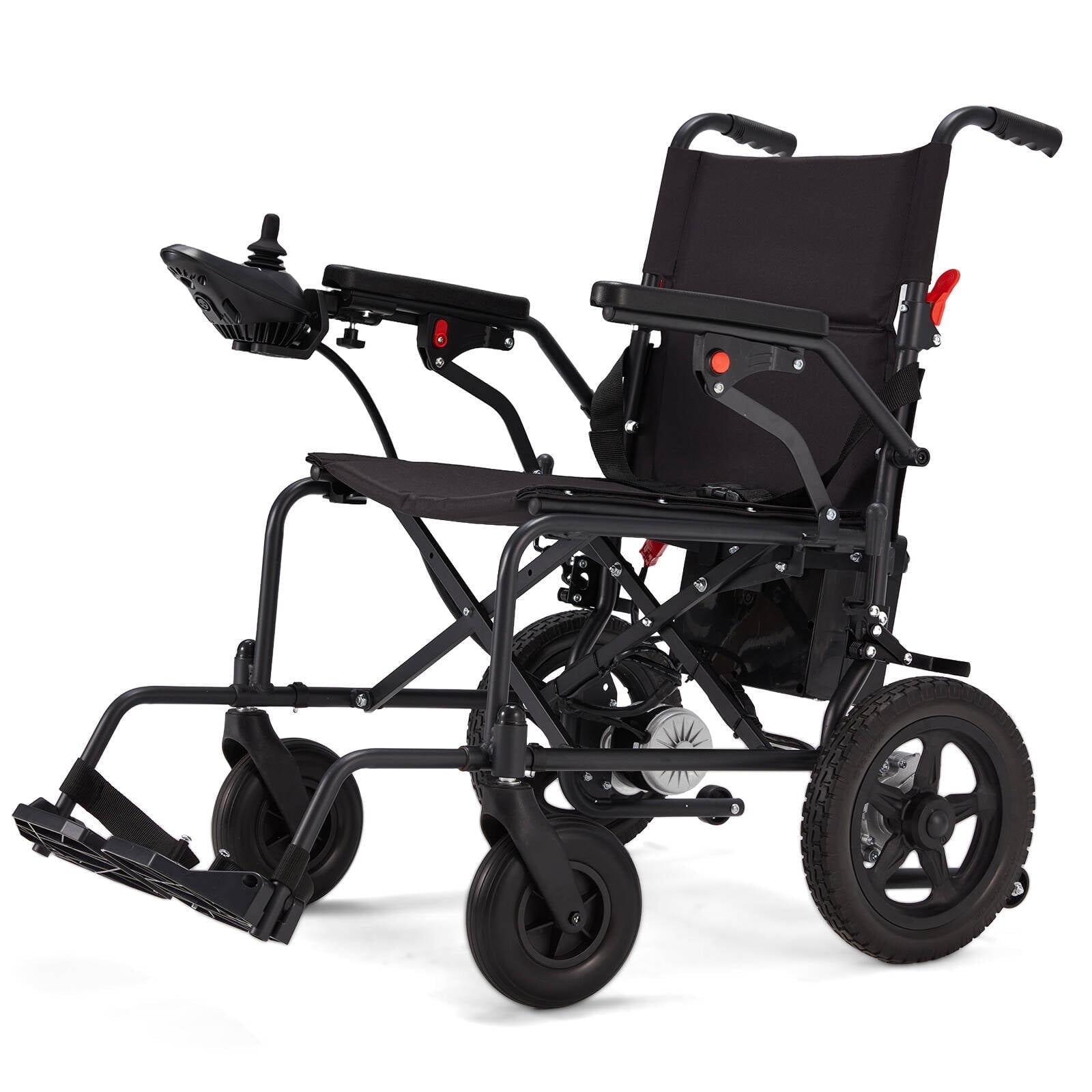 BNEHS 24V Foldable Electric Wheelchair, 500W Dual Motor, All-Terrain ...