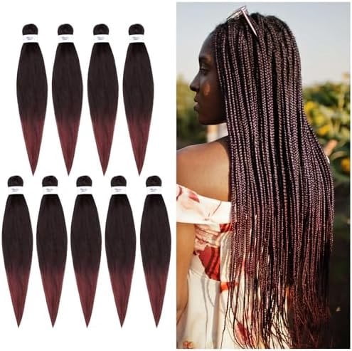 BNG 3X Pre-Stretched Braiding Hair, 28" Professional Itch Free ...