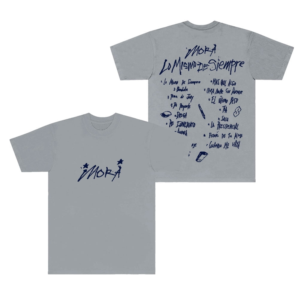 BNGKauyexdc Mora Lo Mismo De Siempre Tracklist T-Shirts Unisex xxxxl - Walmart.com