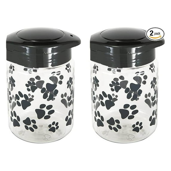 BNHHNB Dog Food Storage Container 2 Pack, 64oz Airtight Pet Food Jars ...
