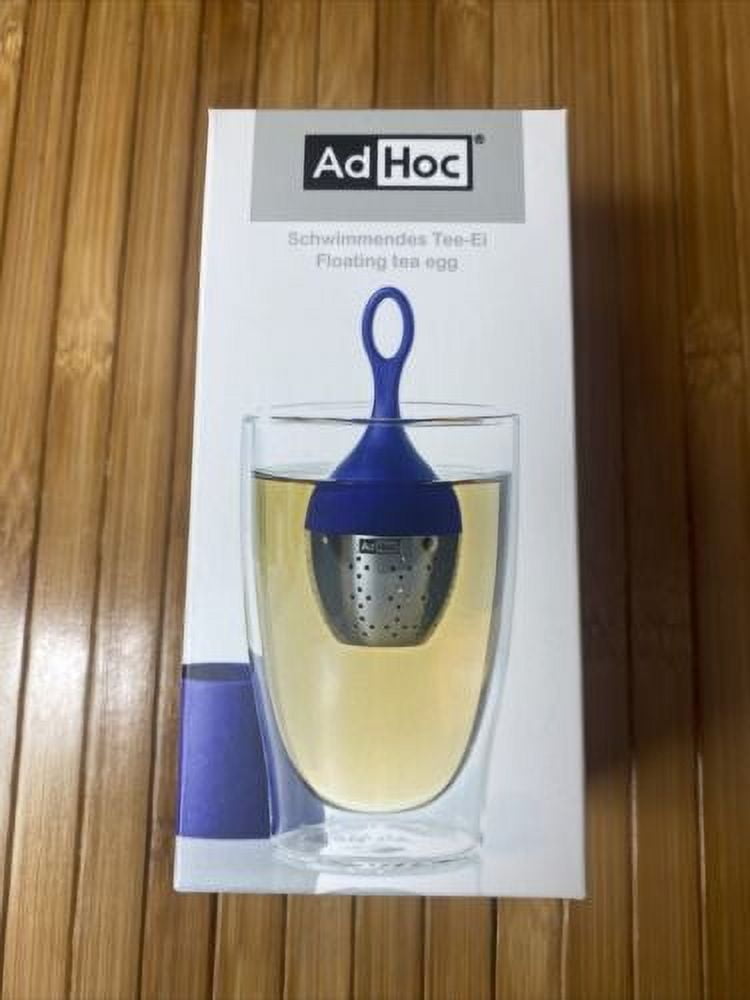 BNIB Ad Hoc Blue Floating Tea Egg Infuser with Stand - Walmart.com