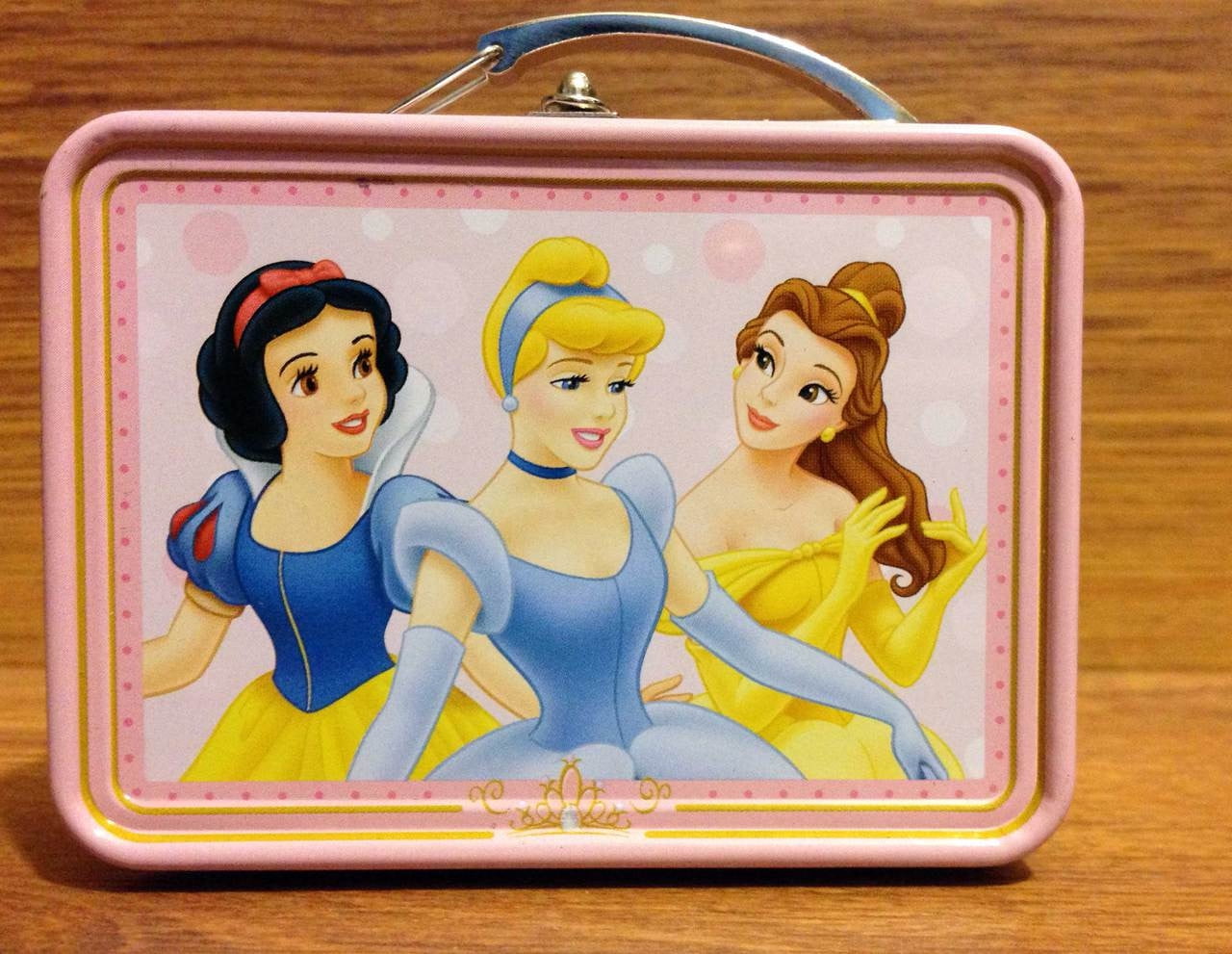 BNIP Disney Princess Cinderella, Belle & Snow White Mini Tin Lunch Box ...
