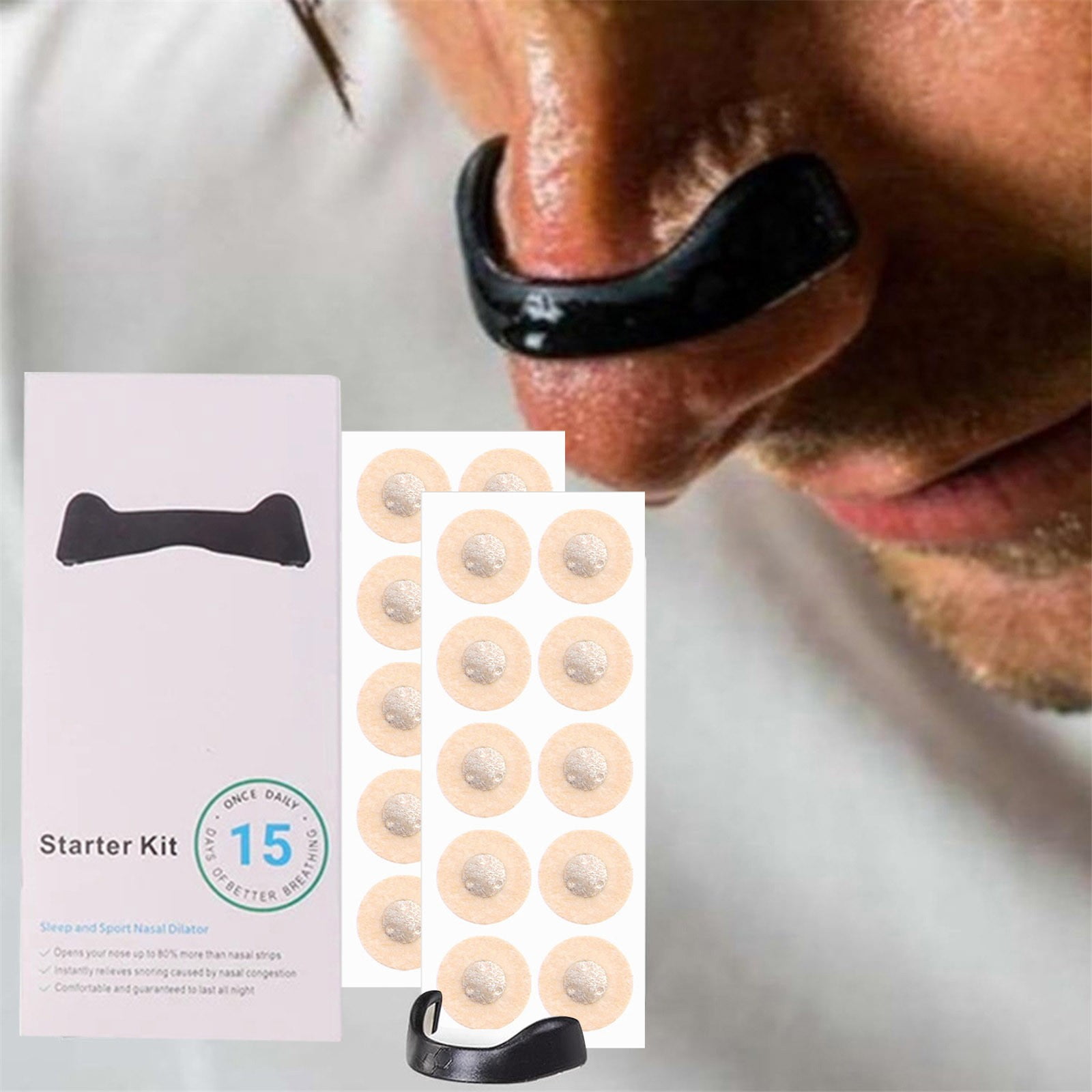 BNIXIREN Clearance 30pcs Intake Breathing Nasal Strip Intake Breathing ...