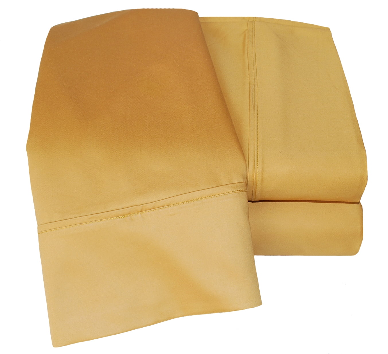 BNM Deep Pocket Cotton Blend Bed Sheet Set, Twin XL, Gold - Walmart.com