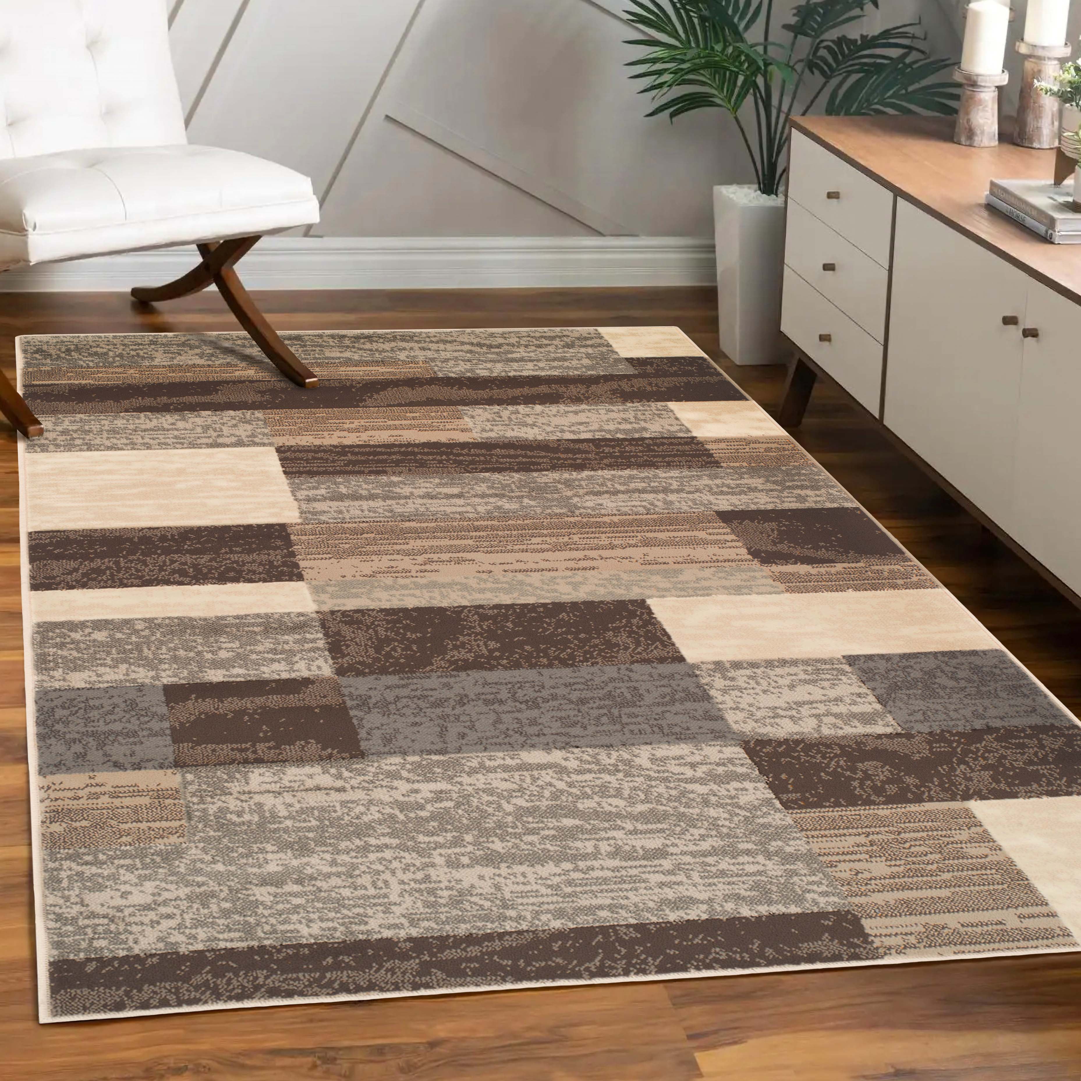 Blue Nile Mills Rockwood Plush Area Rug or Runner, 7' x 9', Slate ...