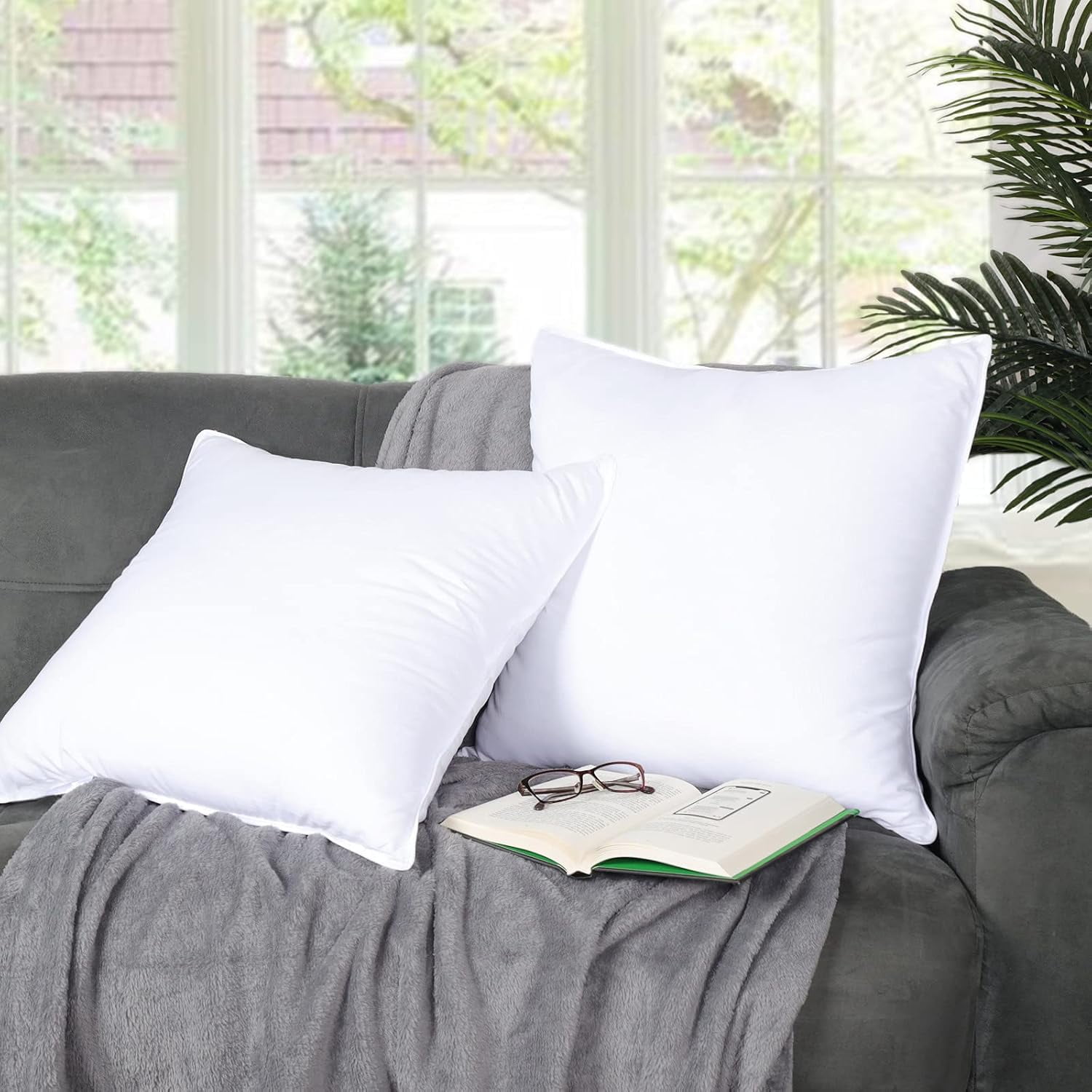 BNM Throw Pillow Inserts, Extra Support for Side, Back, or Stomach ...