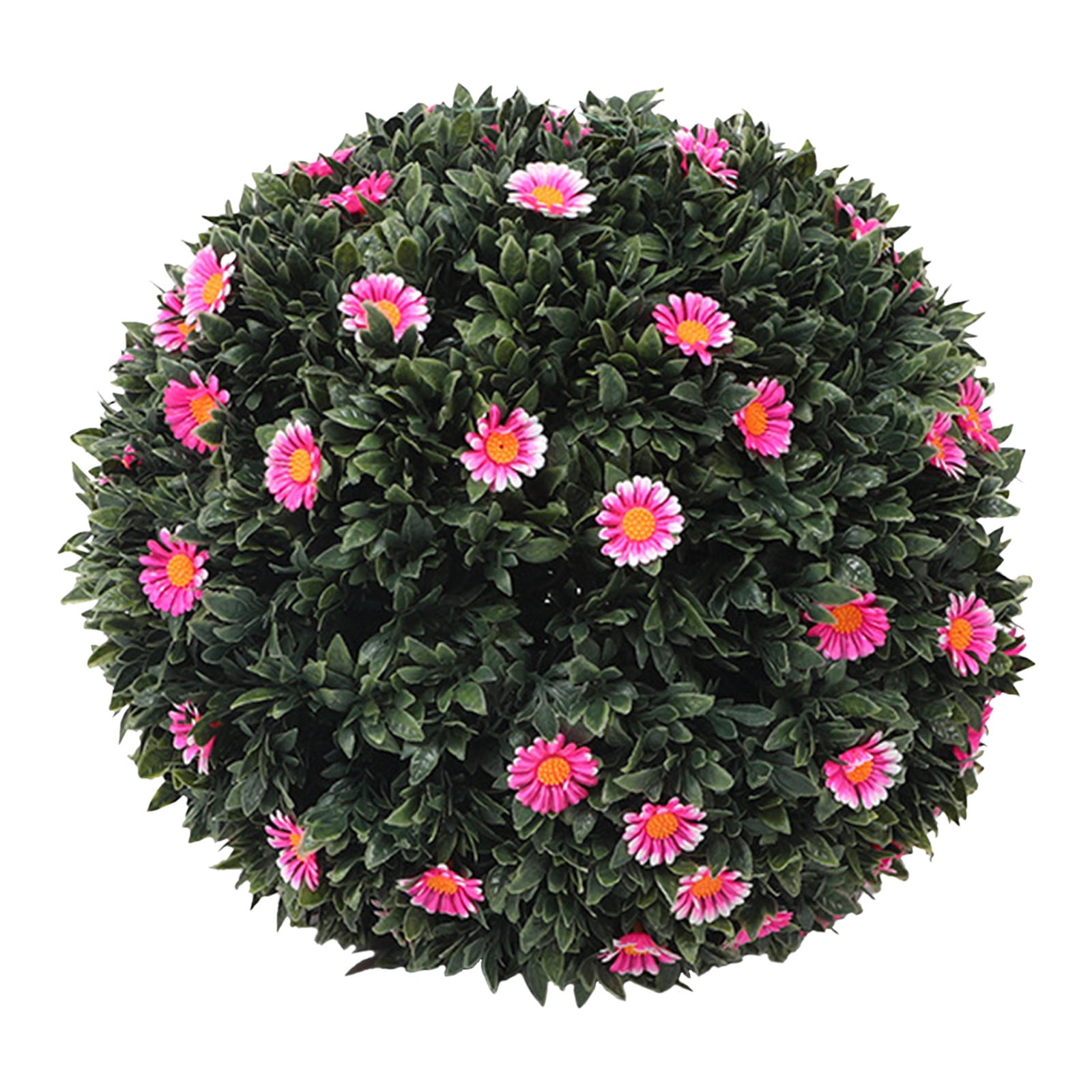 BNNG 10 Inch Topiary Balls Artificial Outdoor, Faux Greenery Balls with ...