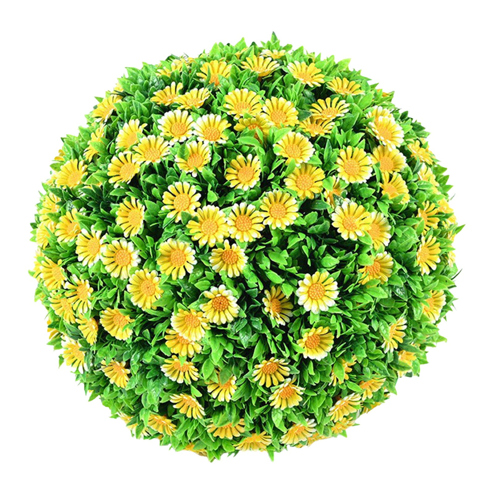BNNG 10 Inch Topiary Balls Artificial Outdoor, Faux Greenery Balls with ...
