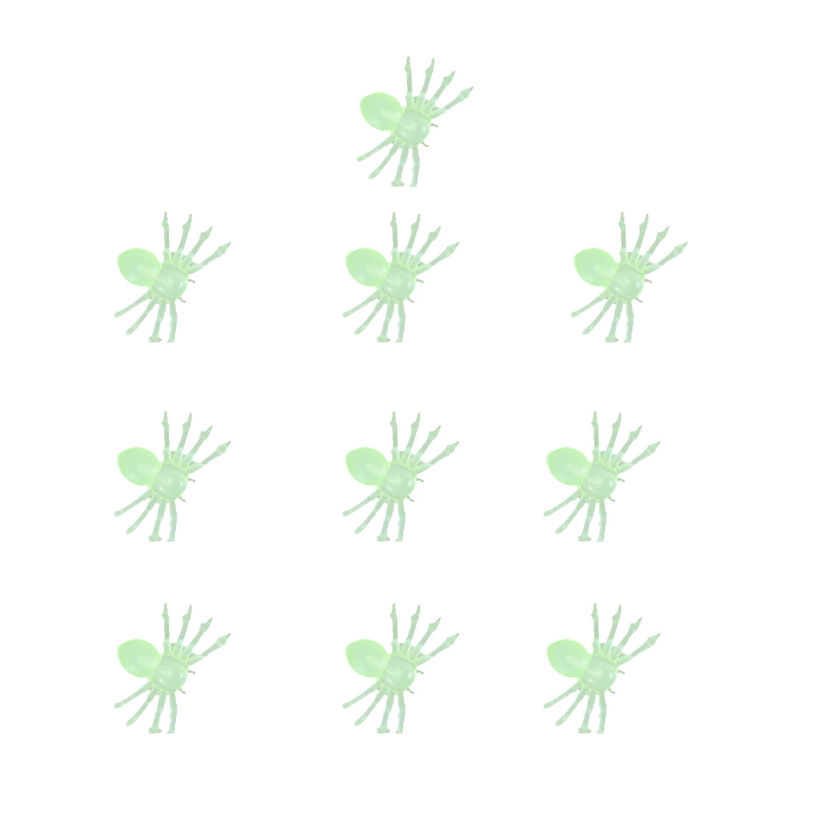 BNNG 10PCS Mini Plastic Spiders Halloween Simulated Spiders Black and ...