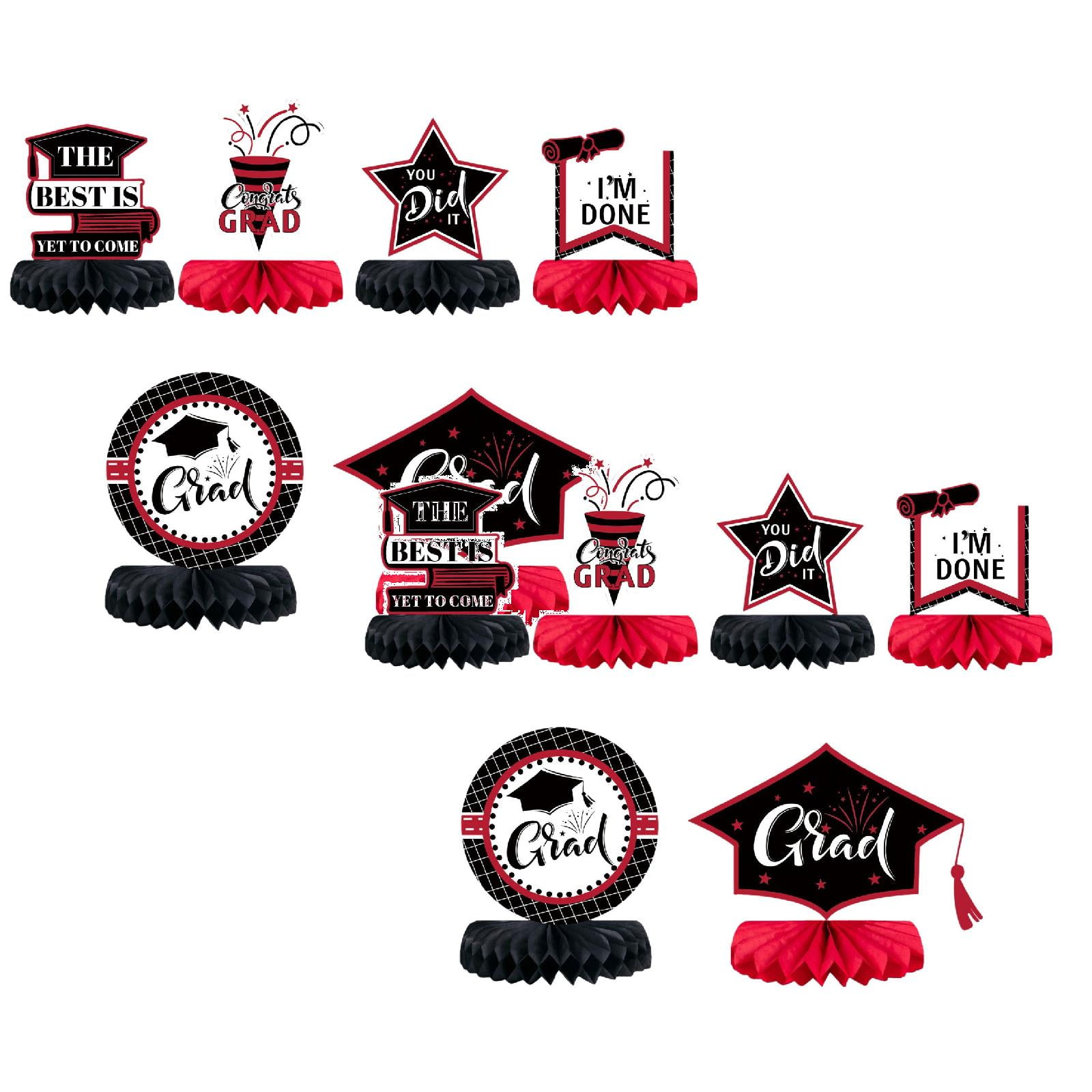 BNNG 12Pcs Graduation Party Decorations Congrats Grad Table Centerpiece ...