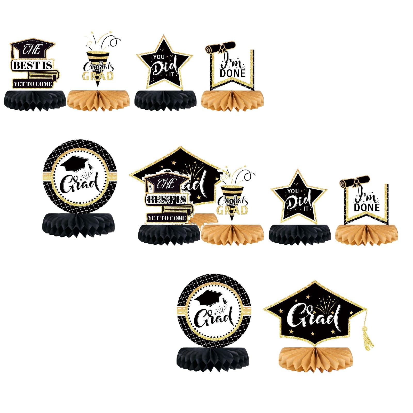 BNNG 12Pcs Graduation Party Decorations Congrats Grad Table Centerpiece ...