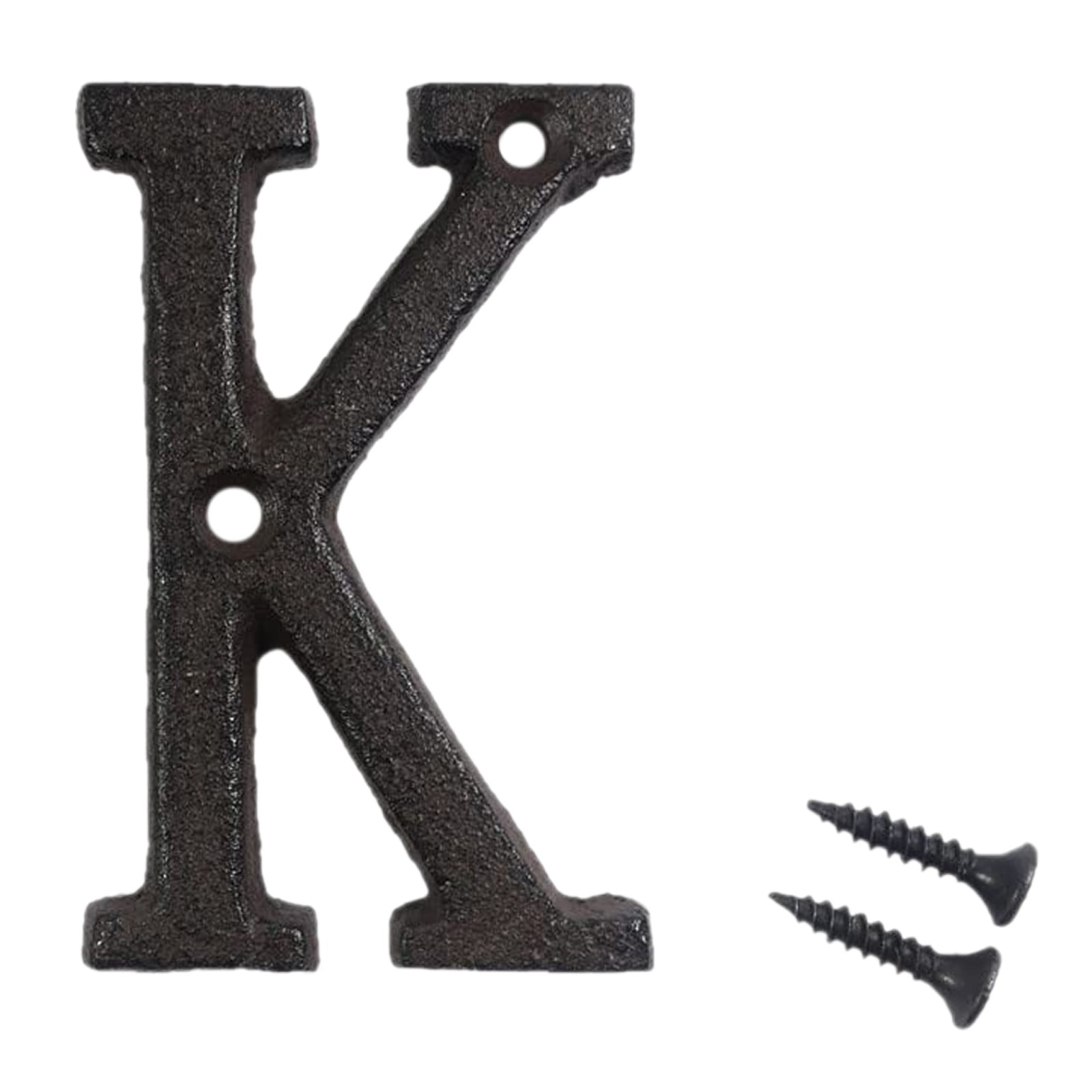 BNNG 3 Inch House Number, Cast Iron House Numbers Wall Decor - Rustic ...