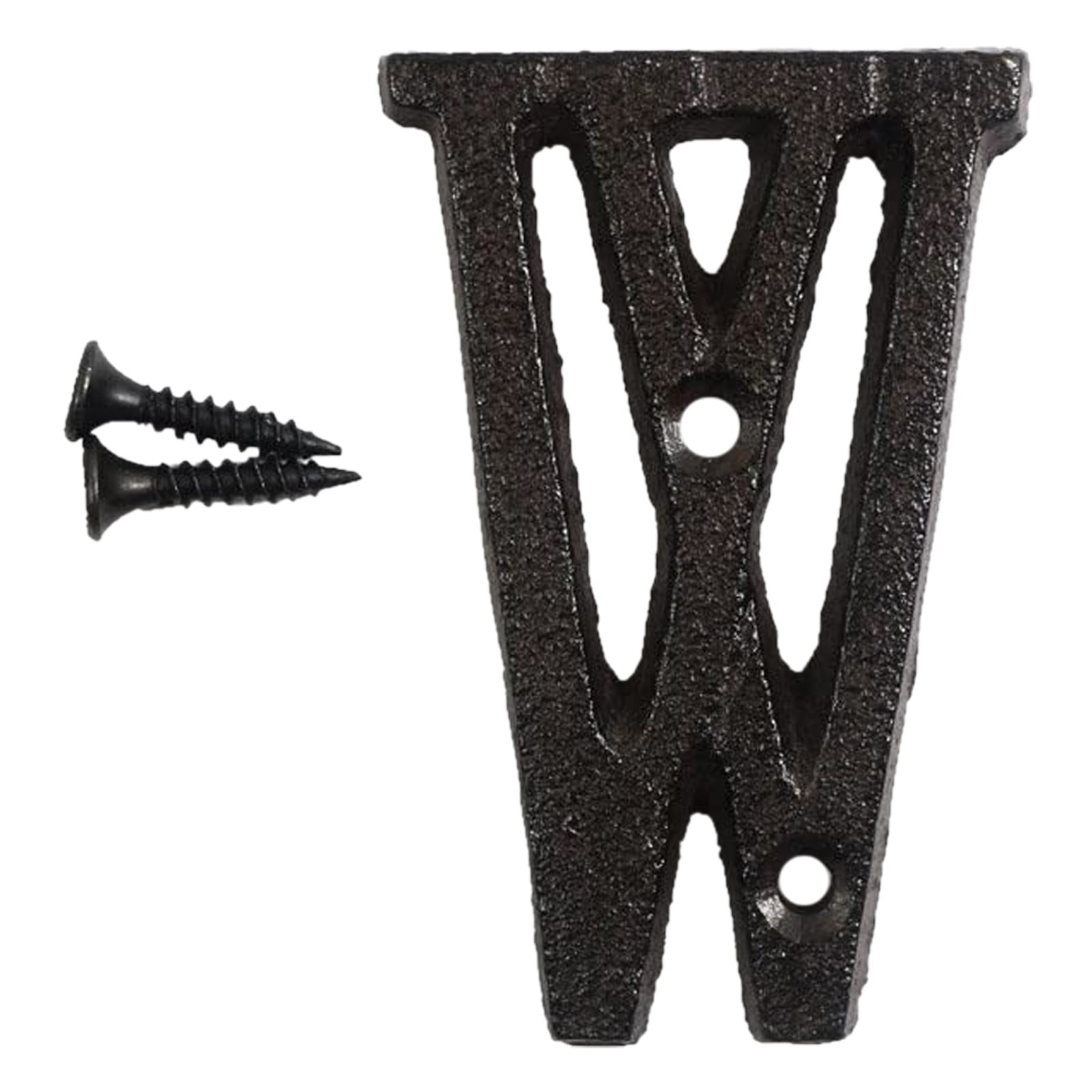 BNNG 3 Inch House Number, Cast Iron House Numbers Wall Decor - Rustic ...