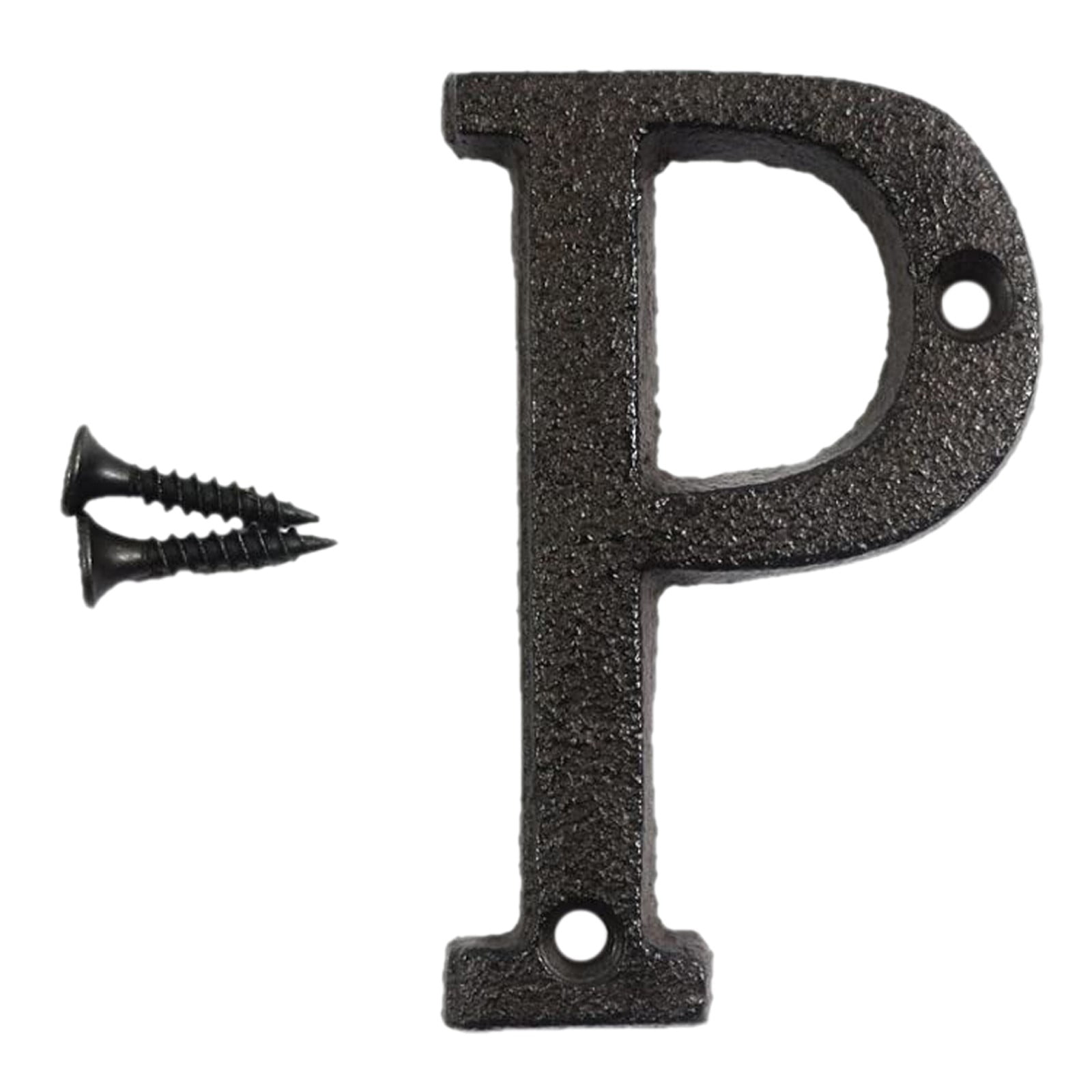 BNNG 3 Inch House Number, Cast Iron House Numbers Wall Decor - Rustic ...