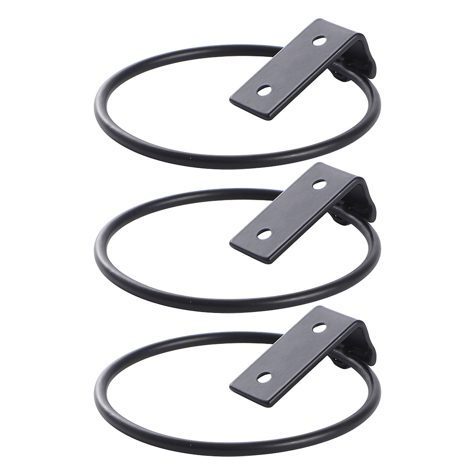 BNNG 3 Pack Flower Pot Holder Ring Wall Mounted Set Metal Bracket Hook ...