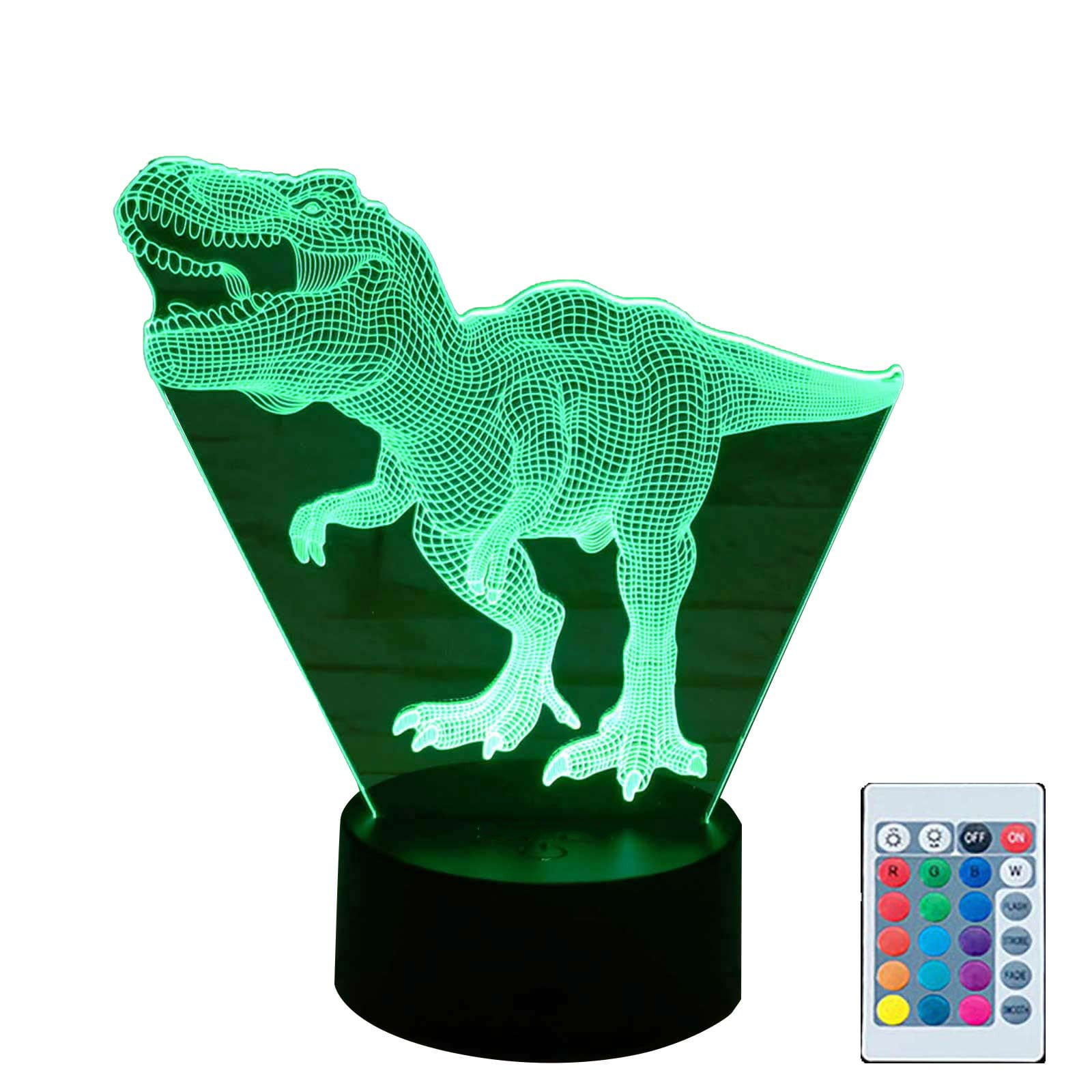 BNNG 3D Night Light Table Lamp With Remote Control 16 Color Changing ...