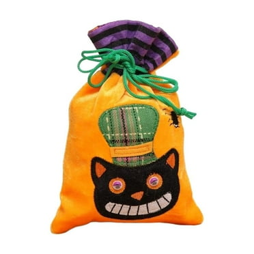 Bwiyojiz Halloween Decor, Halloween Candy Bag Spooky Themed Candy Pouch ...