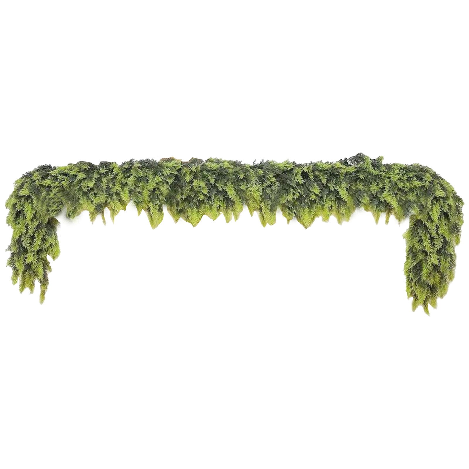 BNNG 6 Ft Christmas Cedar Garland, Realistic Faux Pine Garlands, Green ...