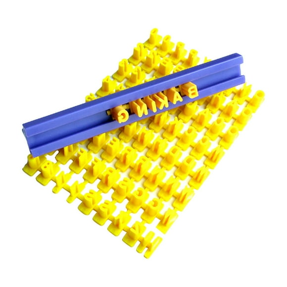 Fondant Stamps Letters