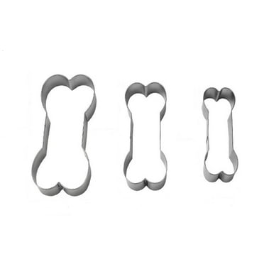 Dog Bone Cookie Cutters Set of 3, Dog Treats Cookie Cutter, Biscuit Dog ...