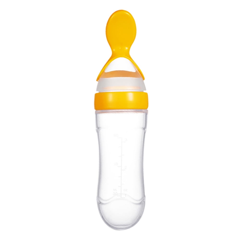 BNNG Baby Food Feeder Silicone Baby Food Dispensing Spoon, Squeeze ...