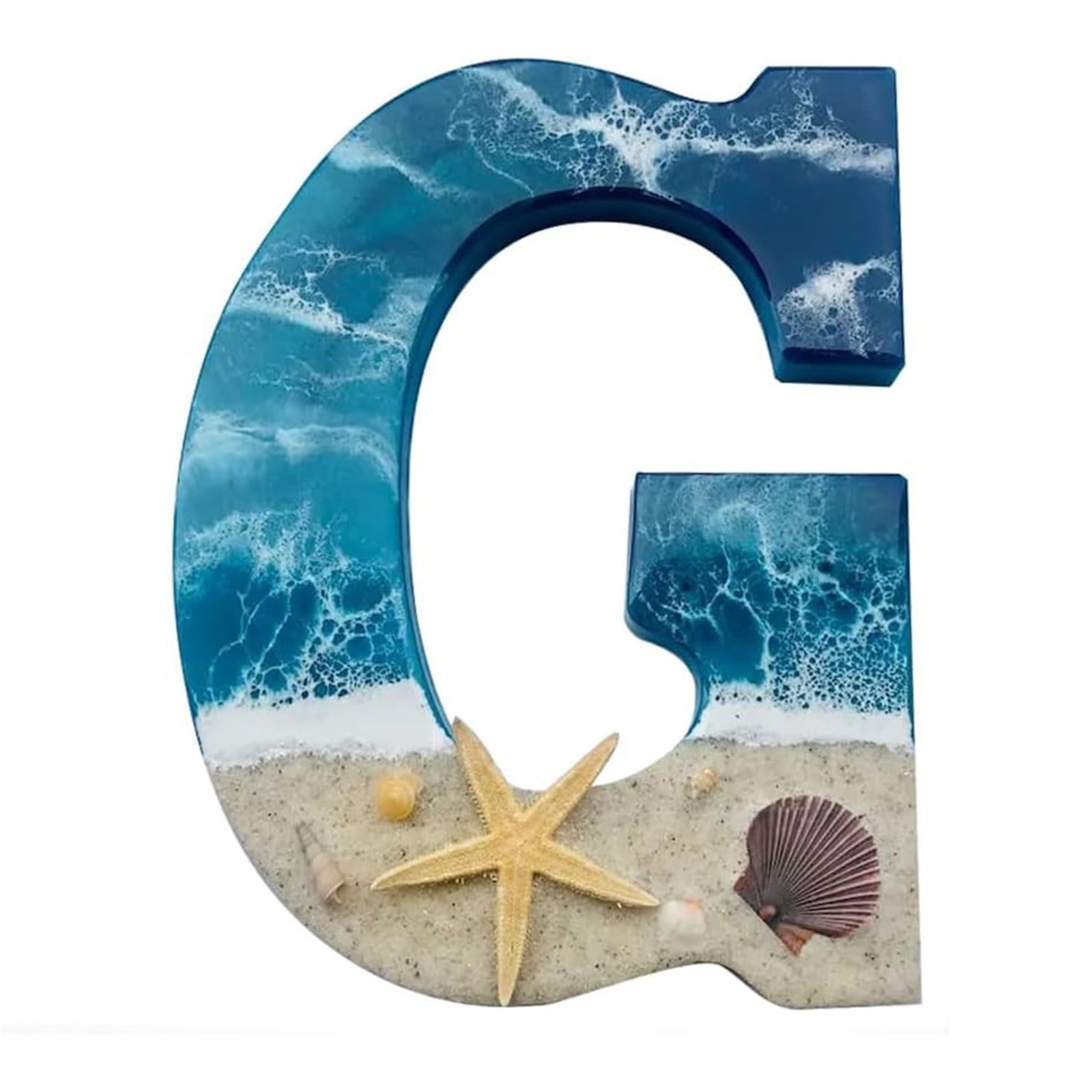 BNNG Beach Theme Letter for Wall, Beach Resin Letters, Beach Style ...