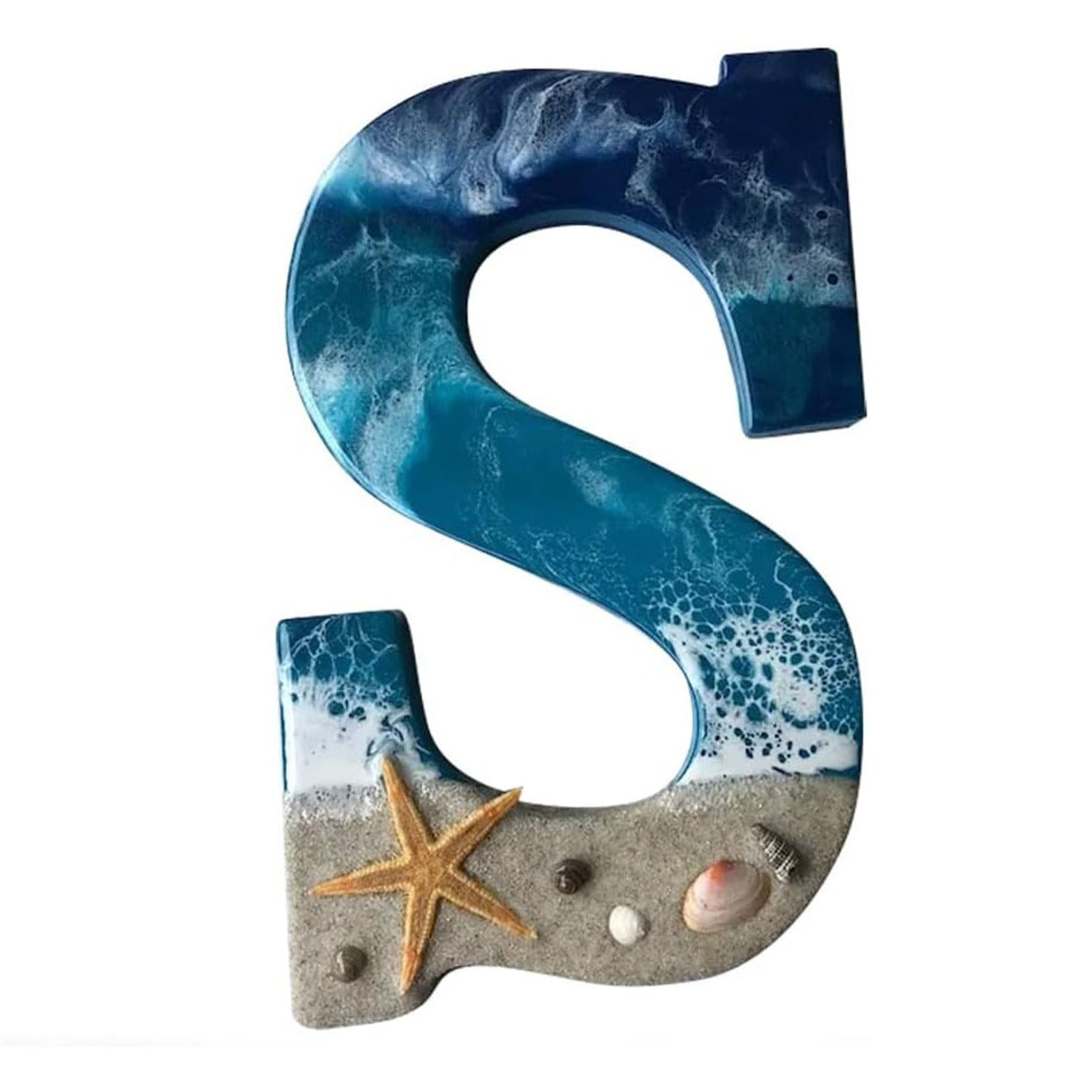 BNNG Beach Theme Letter for Wall, Beach Resin Letters, Beach Style ...