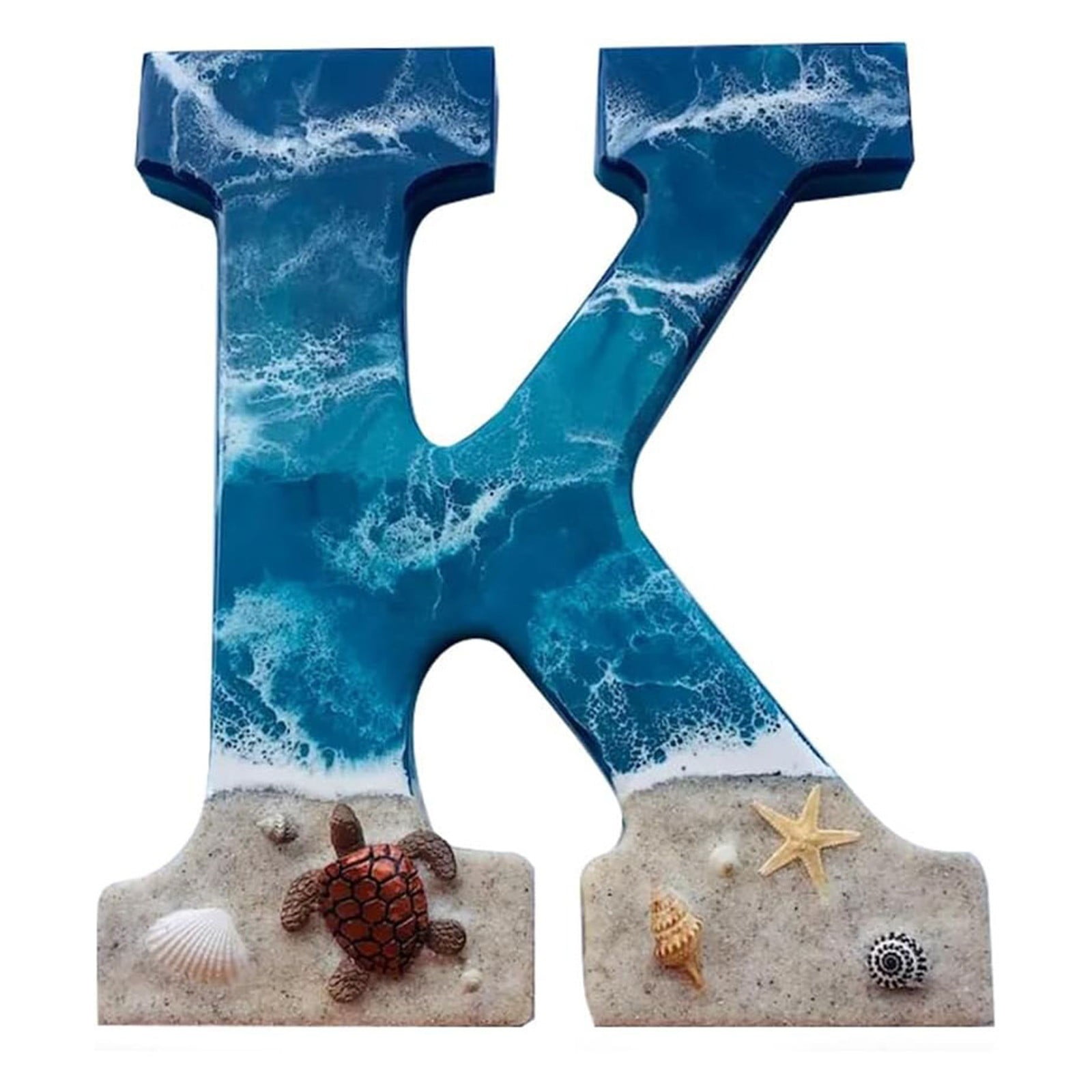 BNNG Beach Theme Letter for Wall, Beach Resin Letters, Beach Style ...