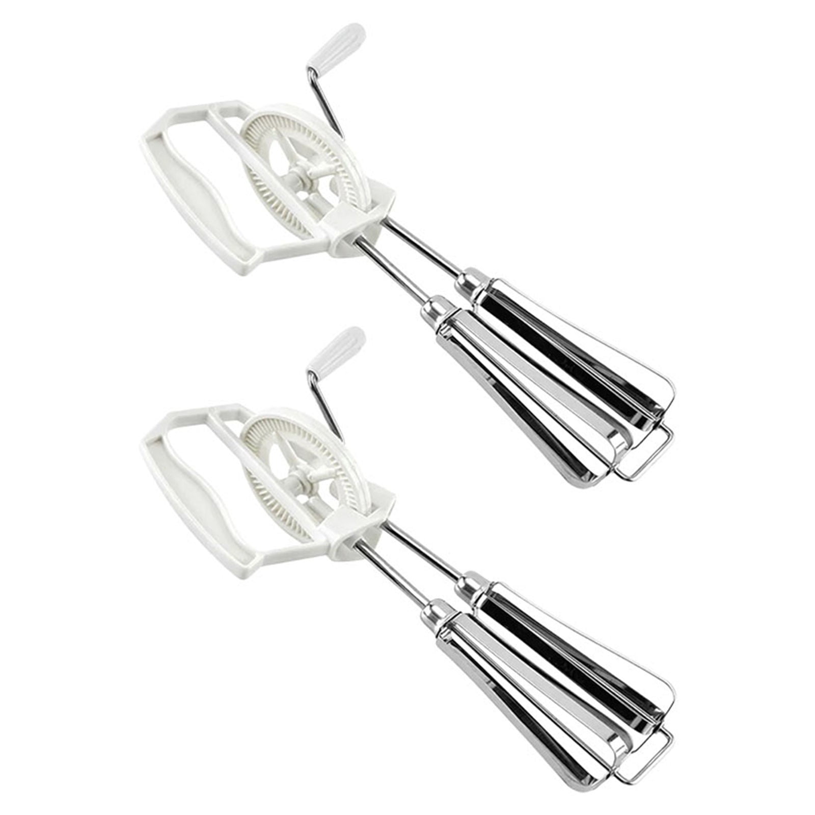 BNNG Beaters Hand Crank,Stainless Steel Manual Hand Mixer Semi ...