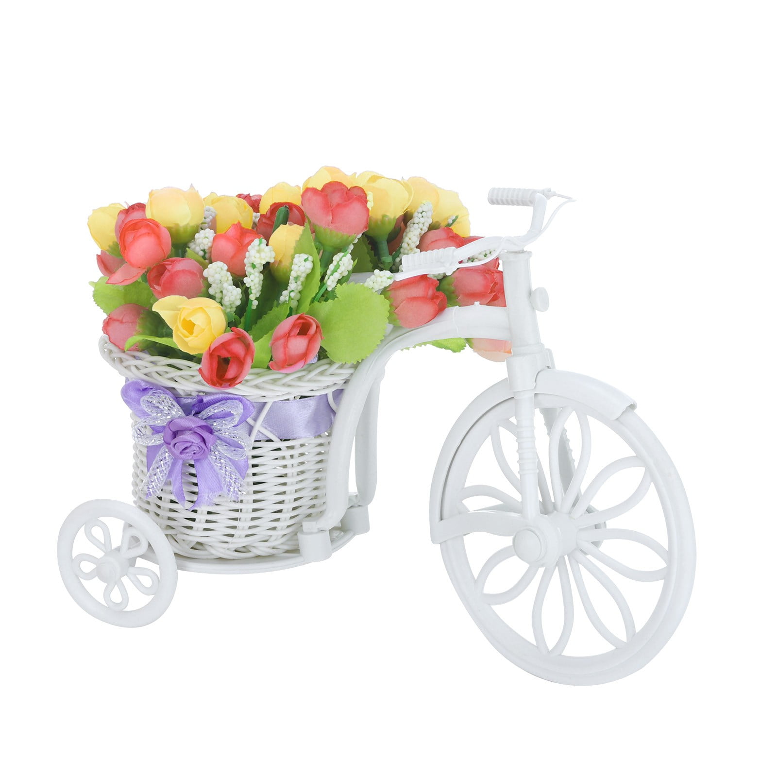 BNNG Bicycle Artificial Flower Desktop Decoration Nostalgic Bicycle ...