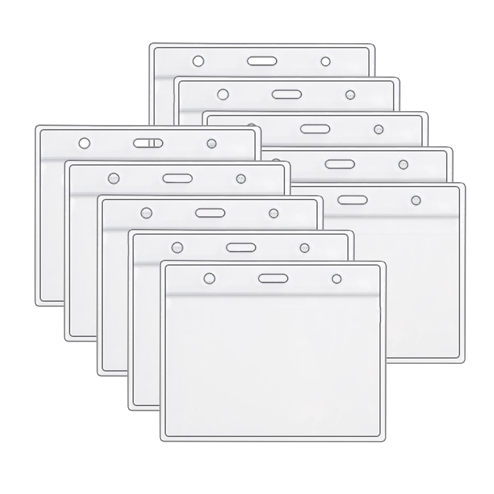 BNNG Card Protective Case Waterproof PVC Soft Card Case, Badge Holders ...