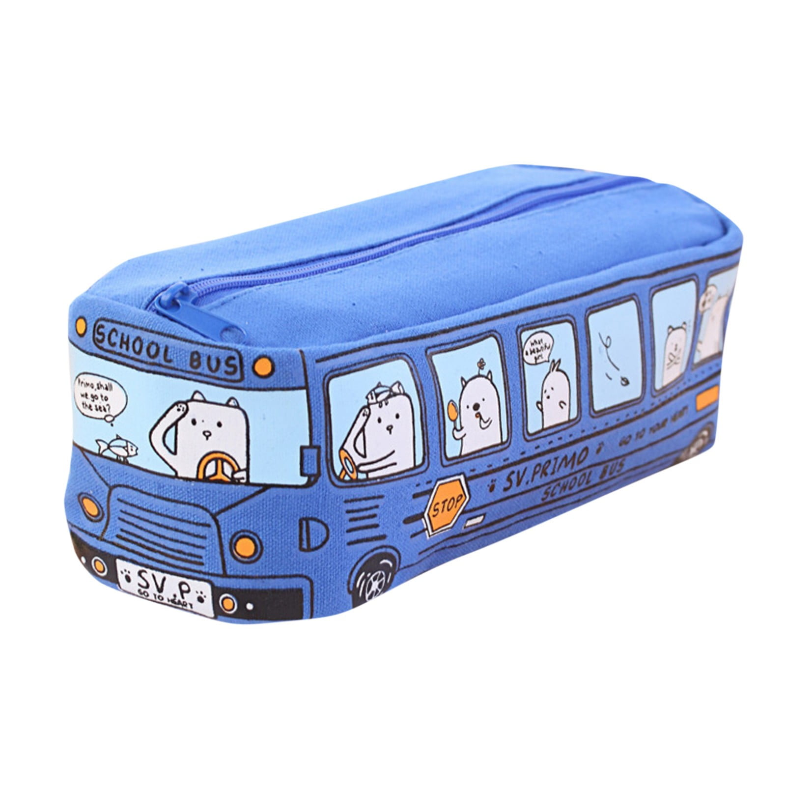 BNNG Cartoon Character Pencil Case Pencil Pouch Bag with Zipper, Double ...