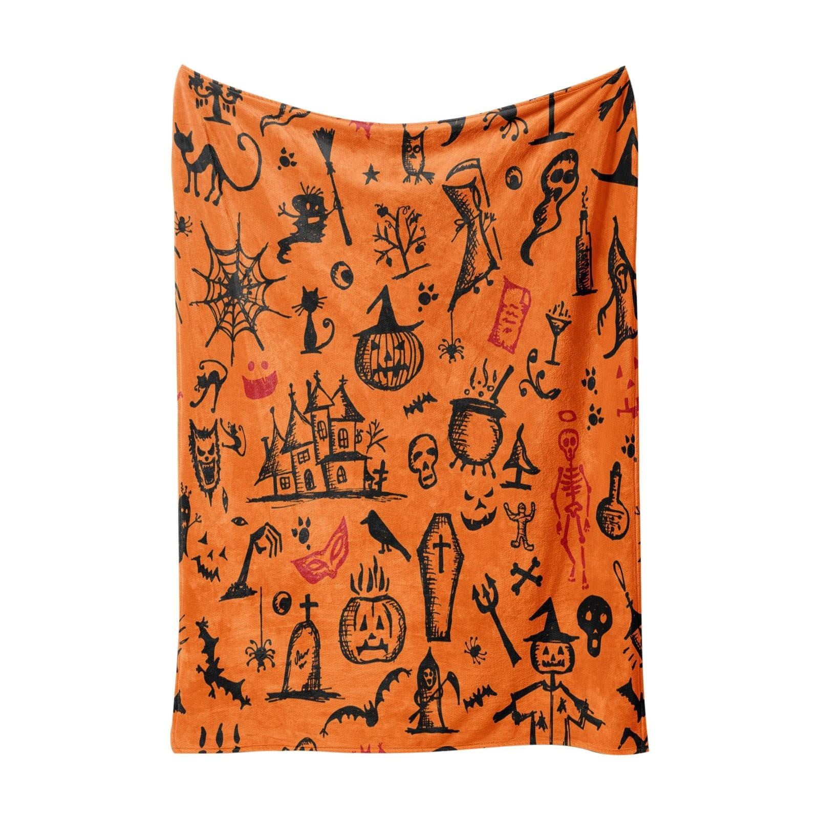 BNNG Cute Blanket Halloween Lightweight Throw Blanket Cute Halloween ...