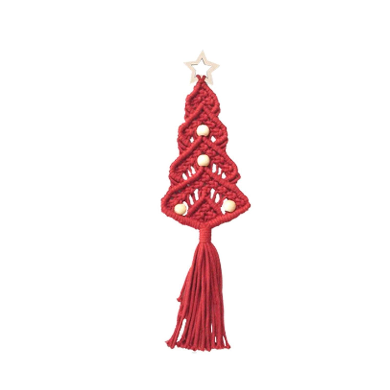 BNNG DIY Christmas Macrame Tree Christmas Tree Macrame Kit for Adults ...