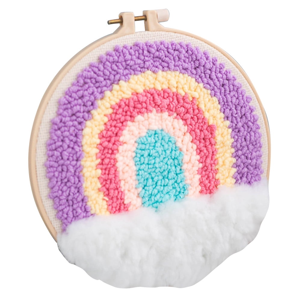 BNNG DIY Poke Crewel Embroidery Material Lovely Design Embroidery Kit ...