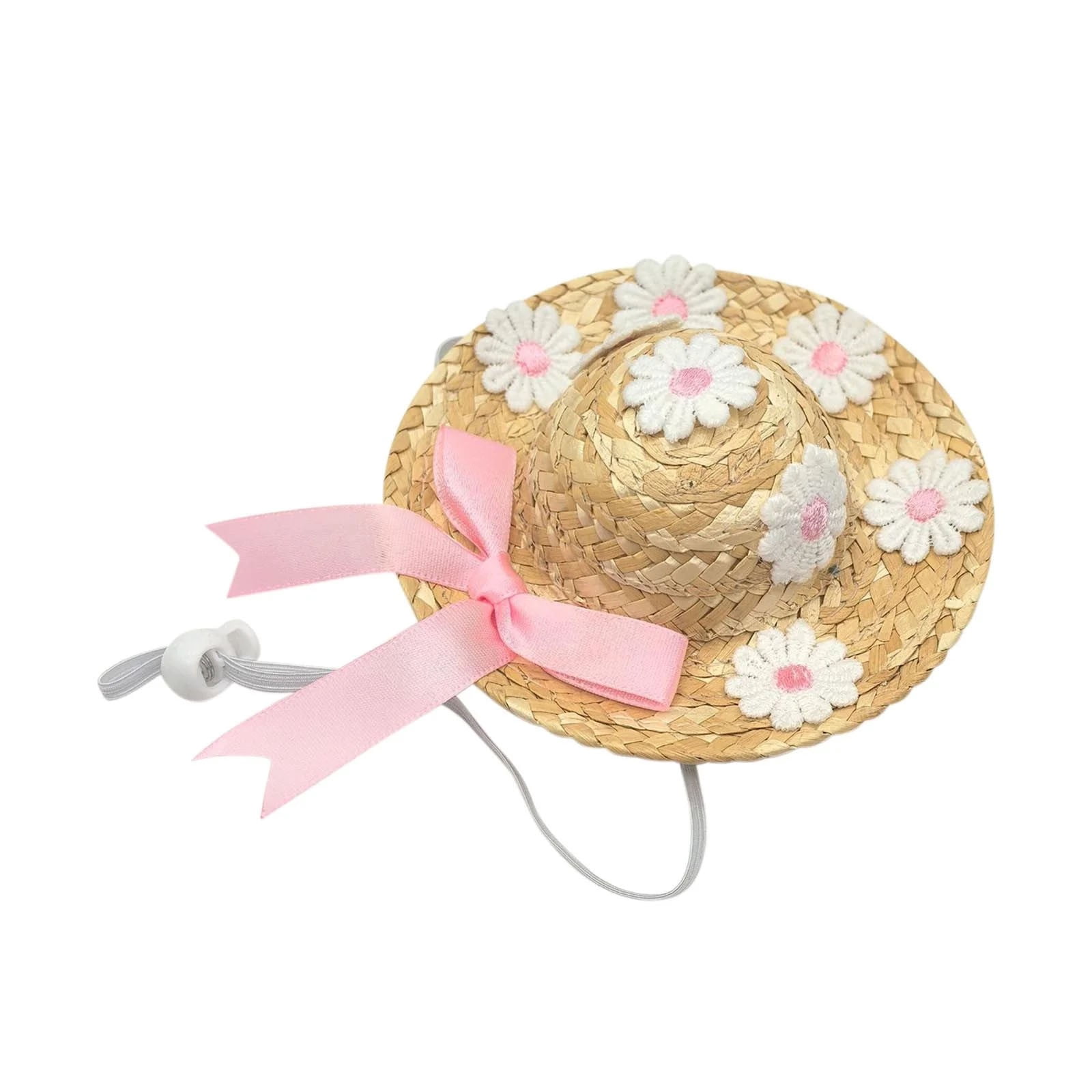 BNNG Daisy Flower Hat for Porch Goose,Patio Goose Decor Hawaiian Wreath ...