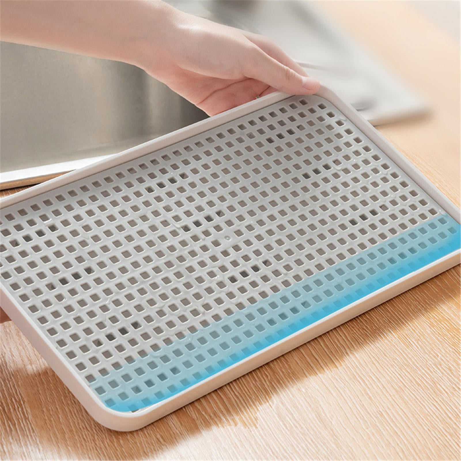 BNNG Detachable Sink Dish Drainer Rack Cutlery Drain Rack Dish Drain ...