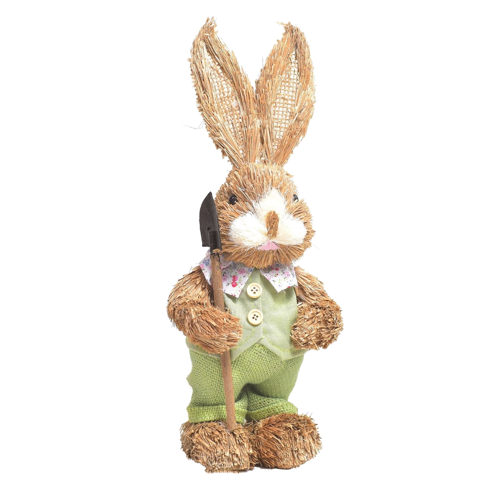 BNNG Easter Decorations Bunny, Tabletop Sisal Easter Bunny Figurine ...