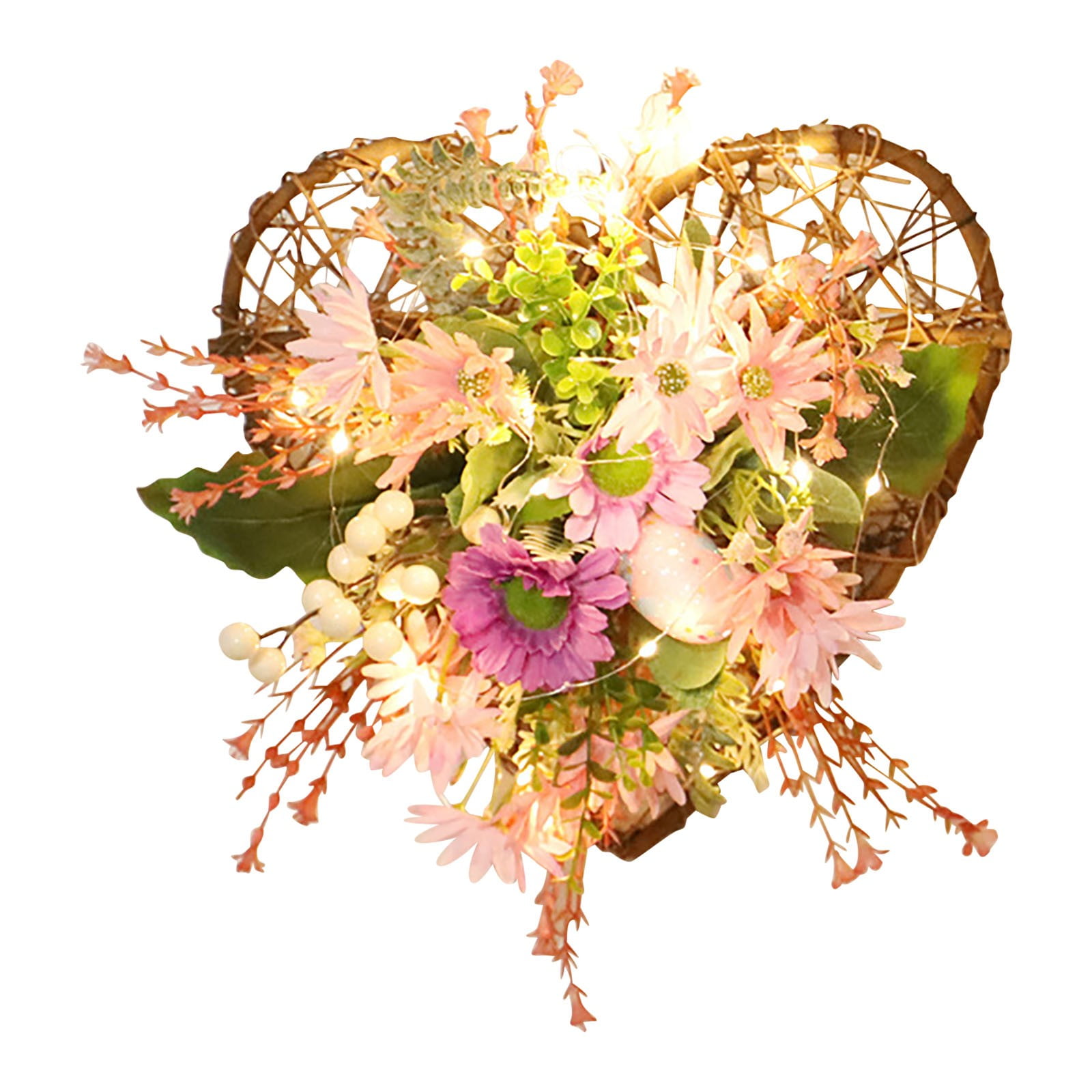 BNNG Easter Wreath, Easter Wreaths for Front Door, Spring Easter Door ...