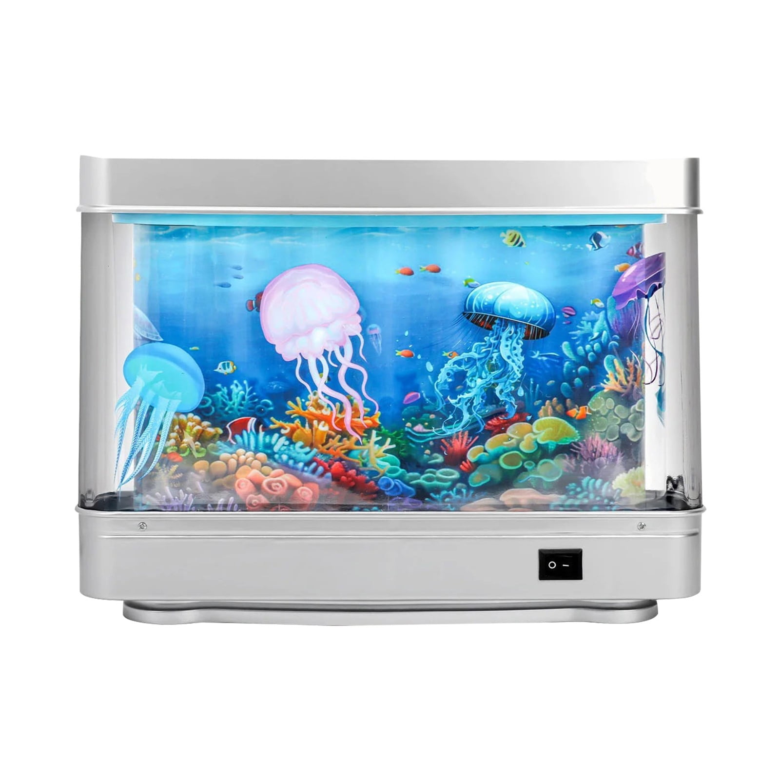 BNNG Fake Fish Tank Mini Aquarium,Artificial Tropical Fish Decorative ...