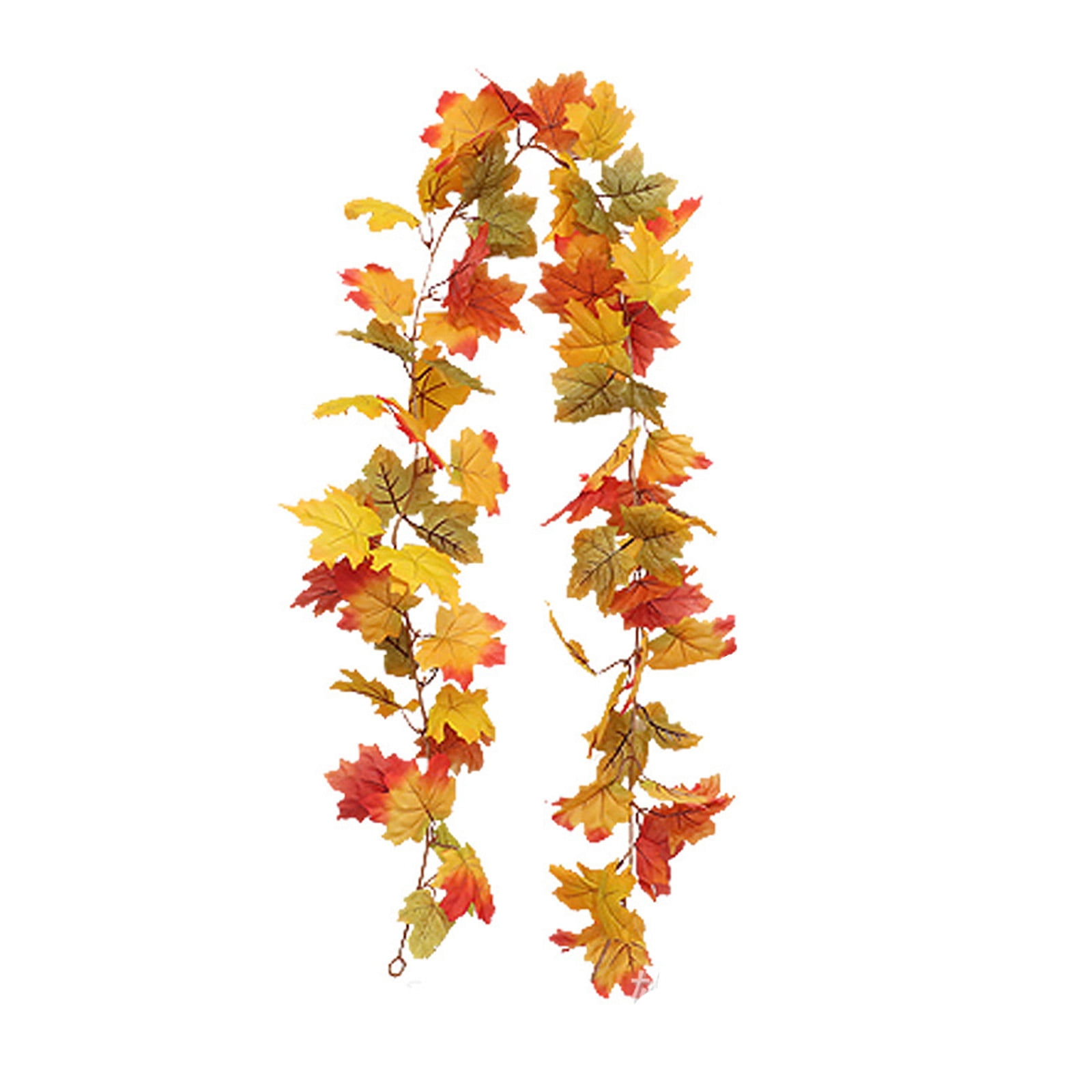 BNNG Fall Decor Festival Maple Leaf Rattan Decoration Christmas Party ...