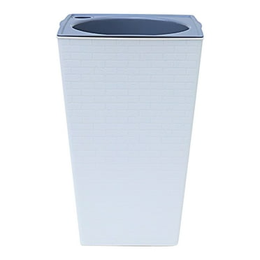 2Pack 21in Round Tall Planter Vase for Indoor/Outdoor | Modern Home ...